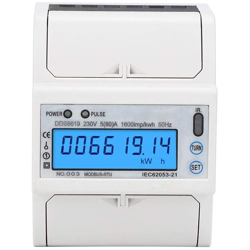 Contor monofazat de energie electrica, Sina, Sinotimer, KWH, DDS6619 ...