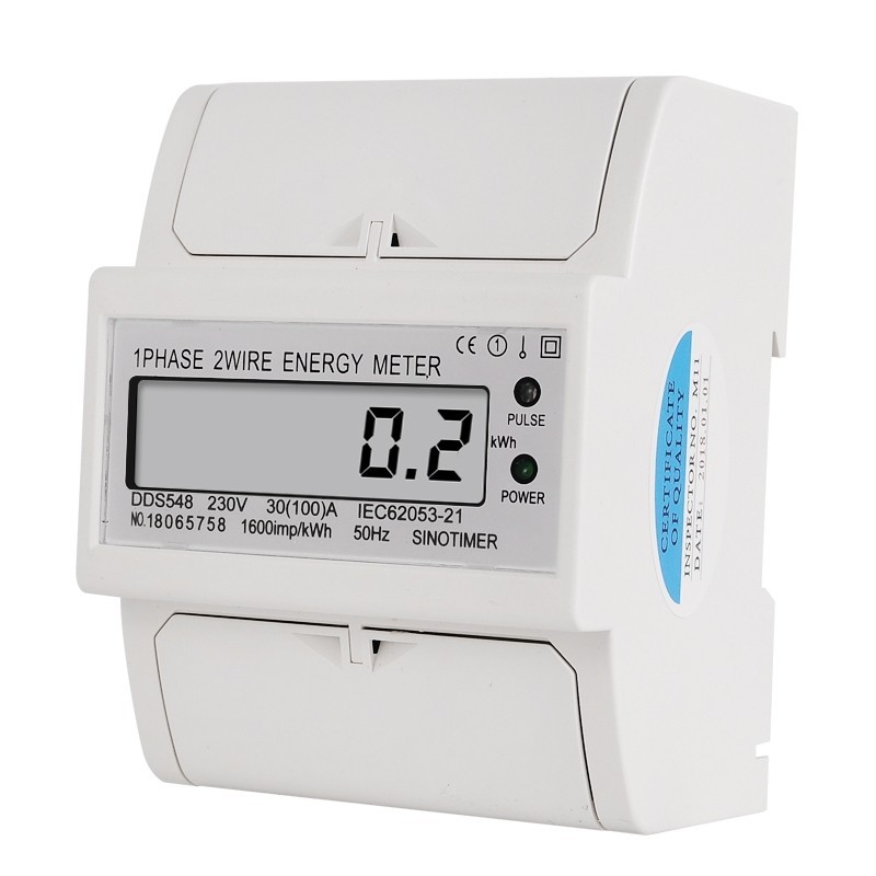 Contor monofazat de energie electrica, Sinotimer, 230V AC 50Hz, 30(100 ...