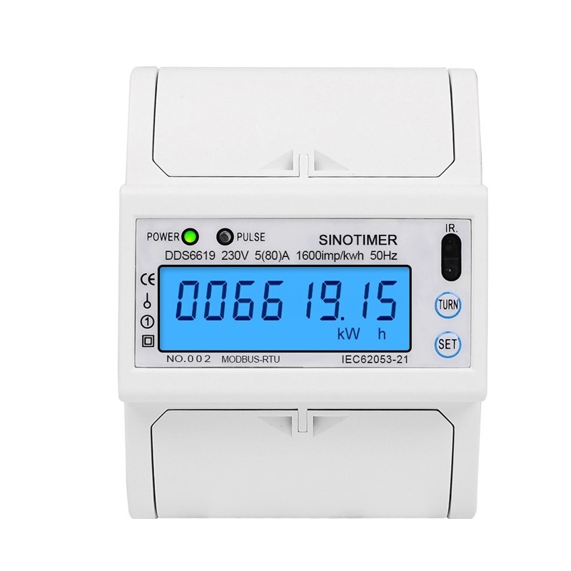 Contor monofazat de energie electrica, Sinotimer, 230V AC 50Hz, 5(100)A ...