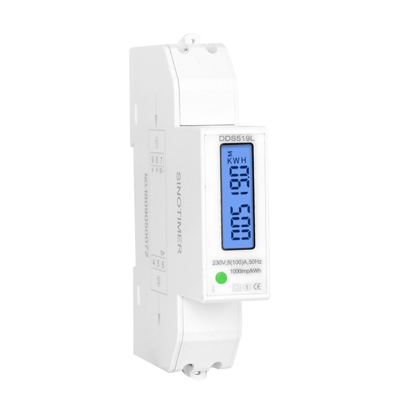 Contor monofazat de energie electrica, Sinotimer, 230V AC 50Hz, 5(100)A ...